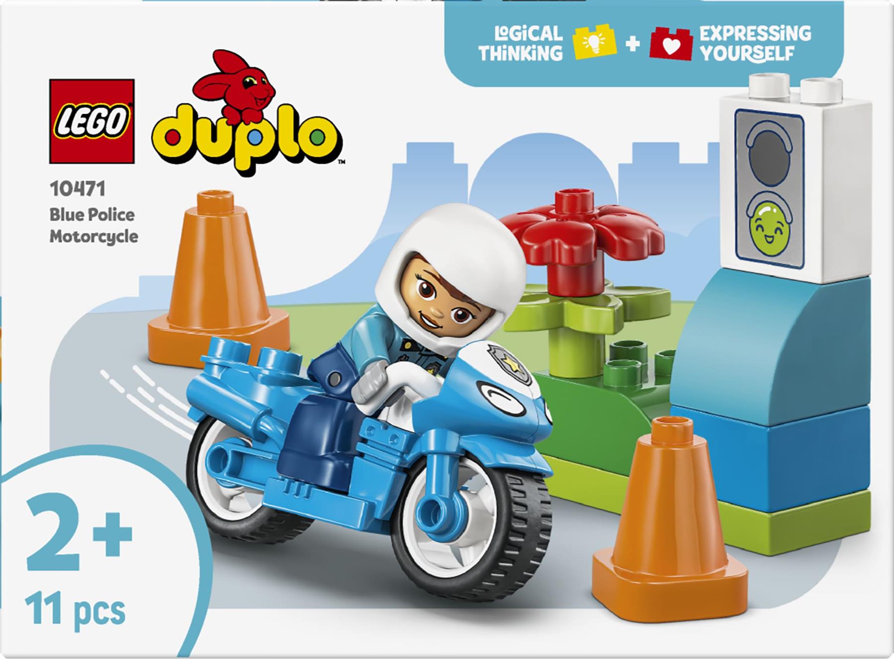 LEGO Duplo Blue Police Motorcycle 10471 – BargainMax