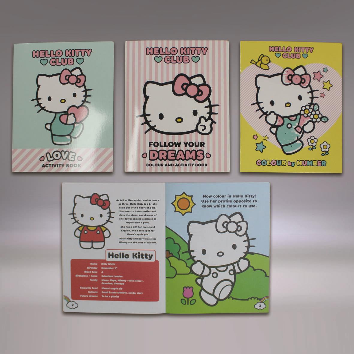 Hello Kitty Tin of Colouring Books & Stickers – BargainMax