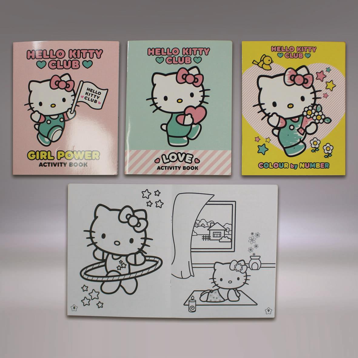 Hello Kitty Tin of Colouring Books & Stickers – BargainMax