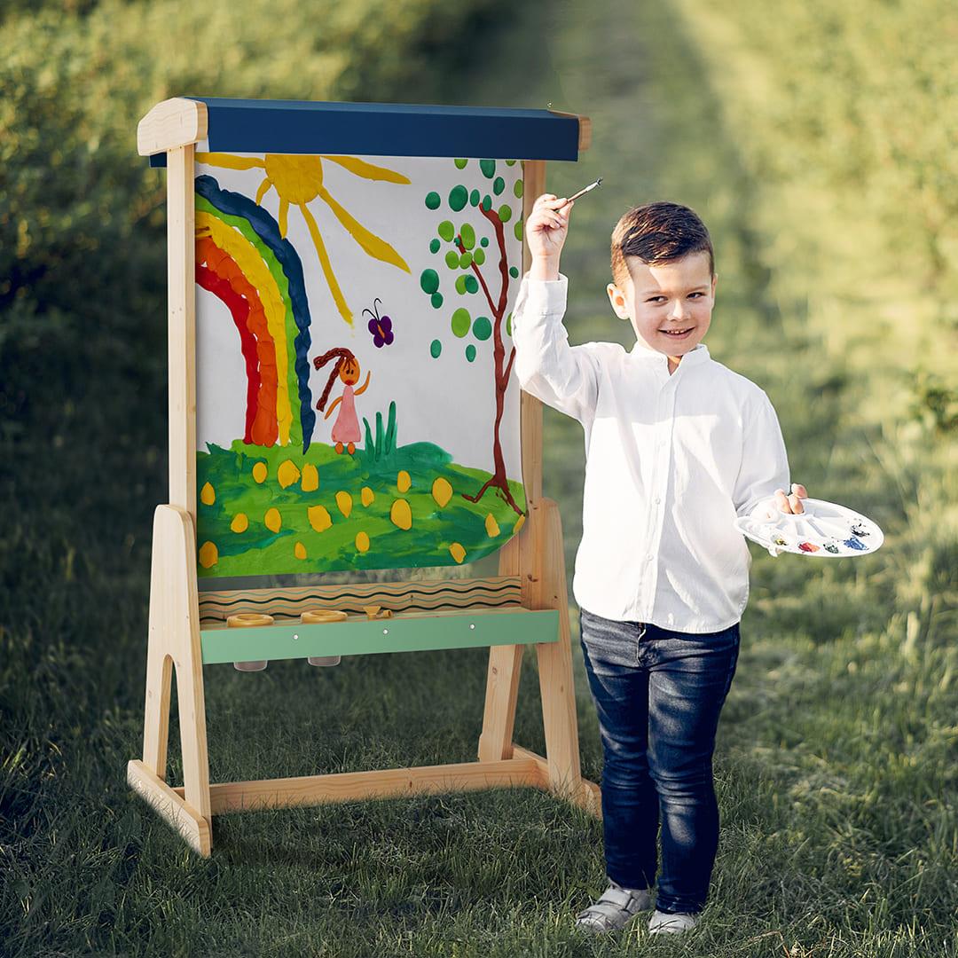 Topbright Wooden Outdoor Art Easel – BargainMax