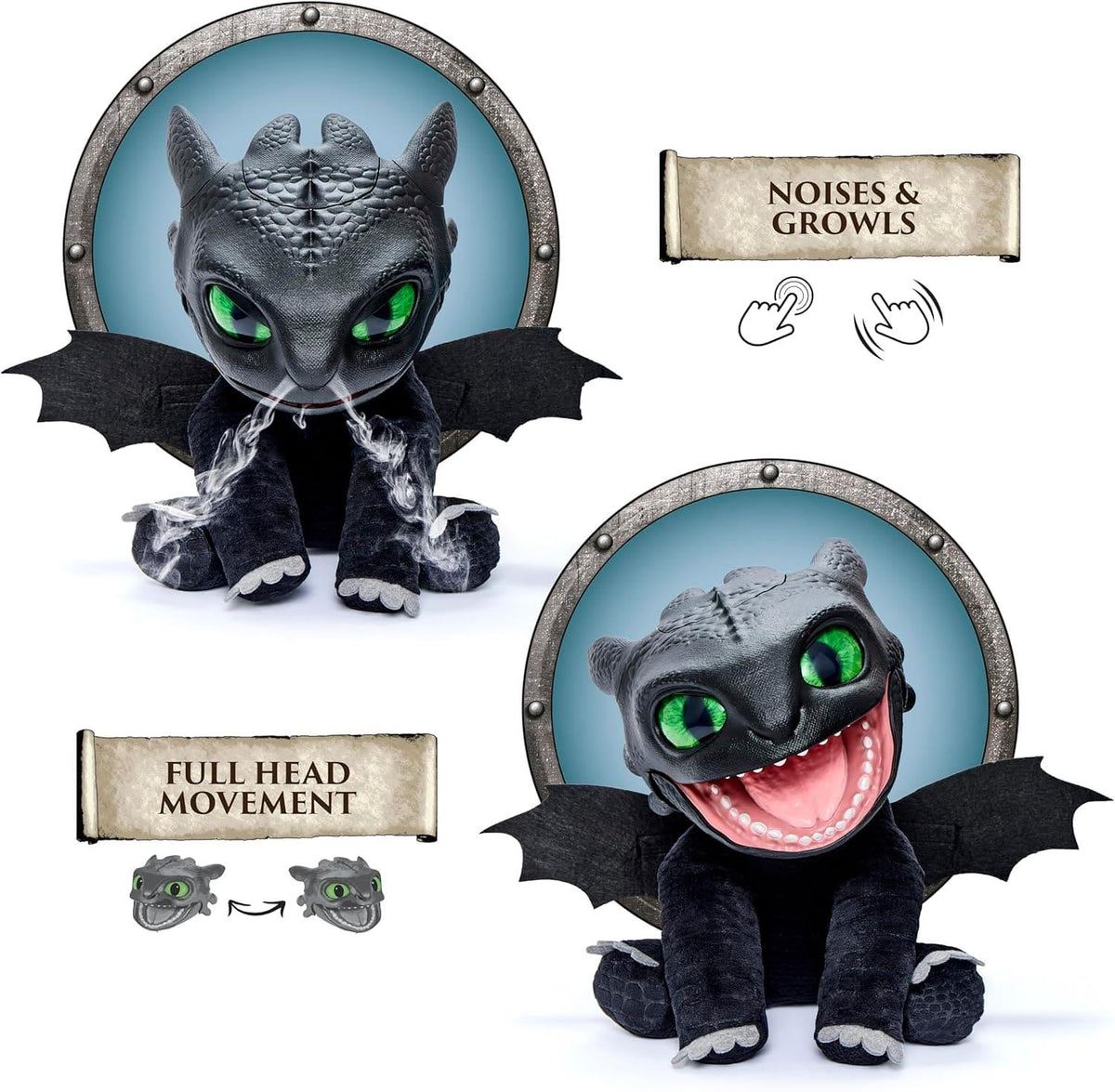 Dreamworks How To Train Your Dragon Toothless Puppetronic by RealFX In ...